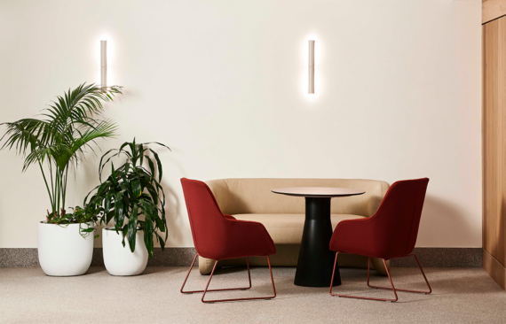 Jac Sled Armchair - Zenith | IndesignLive