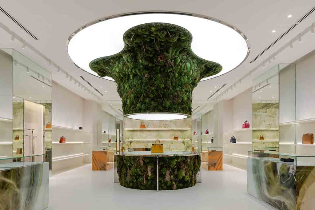 Braun Buffel flagship store comes to life with a ‘tree’ | Indesign Live ...