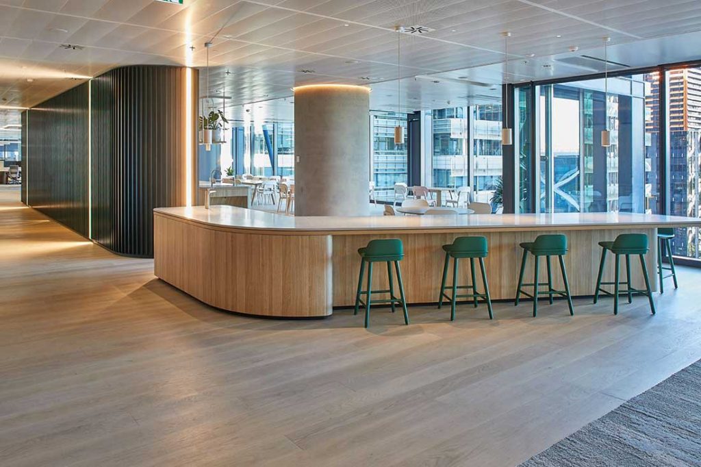The finishing touches on First Sentier Investors’ Barangaroo office ...