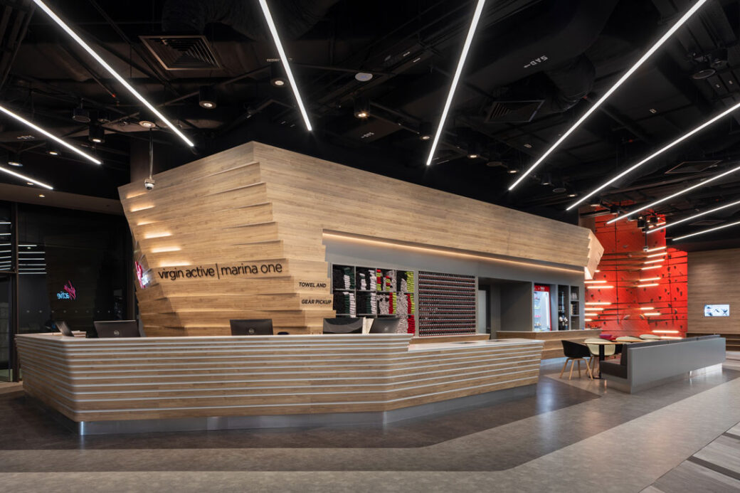 A Gym With Atmosphere. Virgin Active Marina One By Orbit Design Studio ...