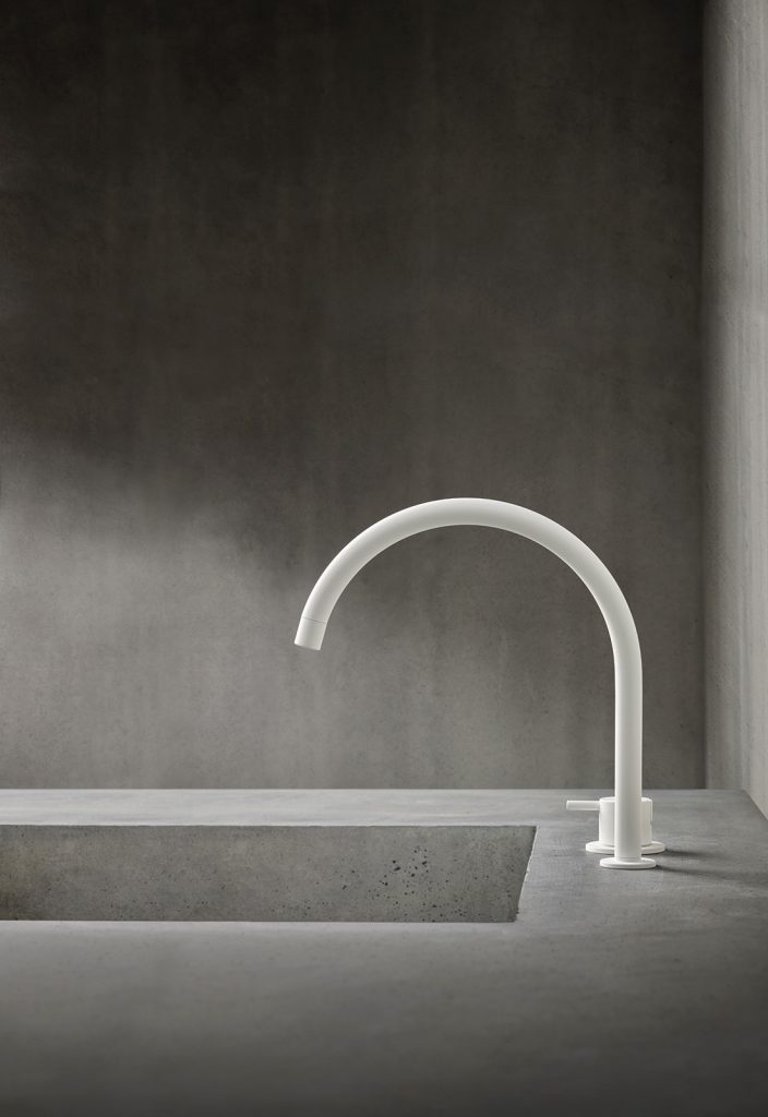 Exquisite Matt White Tapware With VOLA | IndesignLive