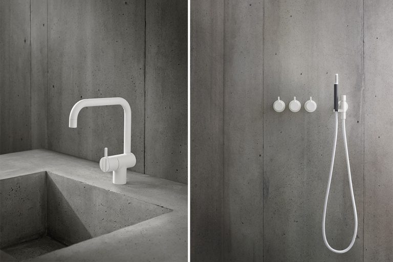 Exquisite Matt White Tapware With VOLA | IndesignLive