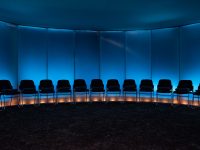 BLAK BOX is a light- and sound-filled pavilion that invites deep ...