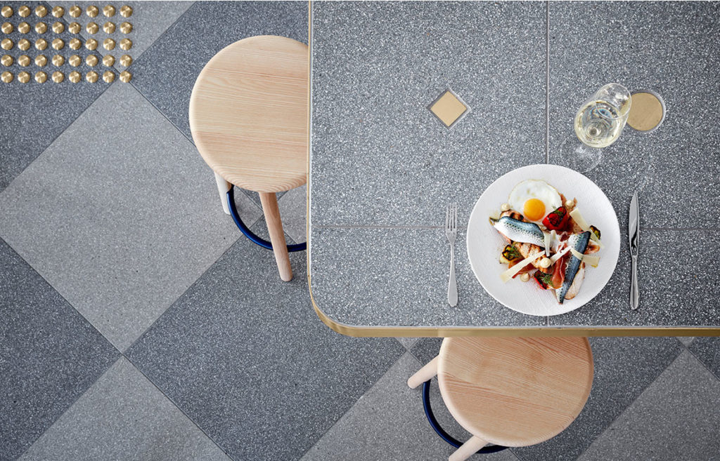 Platinum Terrazzo Tile - Fibonacci Stone | IndesignLive