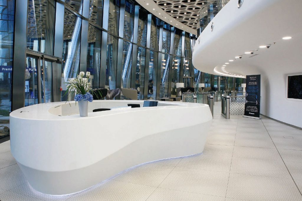 The go-to surface material for creating sculptural spaces | IndesignLive