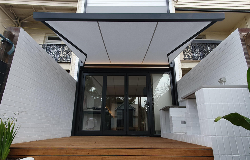 Retractable Folding Arm Awnings - Warema - Shade Factor | IndesignLive