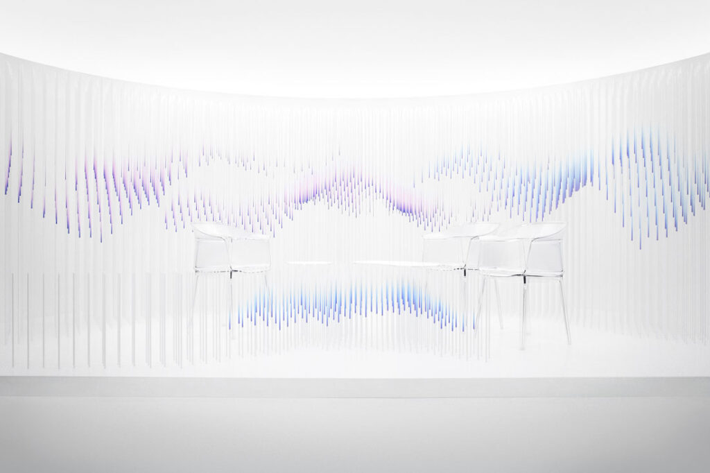 Nendo Creates a Dreamy Studio Set for a Japanese Talk Show | Indesign ...